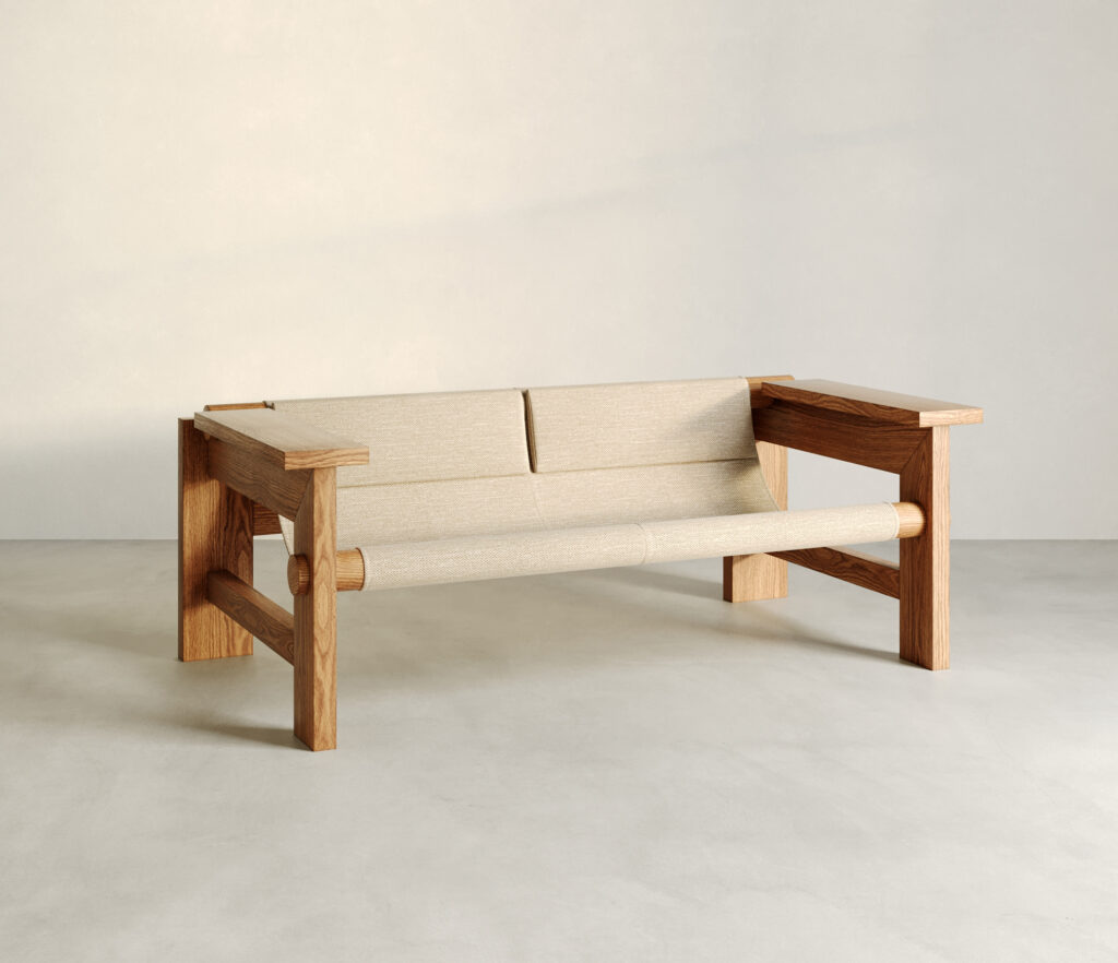 STUDIOTWENTYSEVEN • 20.01 TWO SEATER SOFA BY HAOS