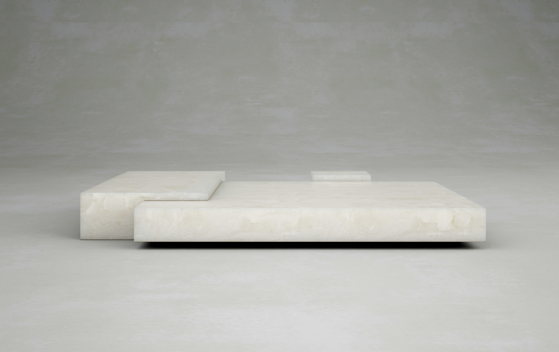 STUDIOTWENTYSEVEN • T1 COFFEE TABLE WHITE ONYX BY FRANCESCO BALZANO