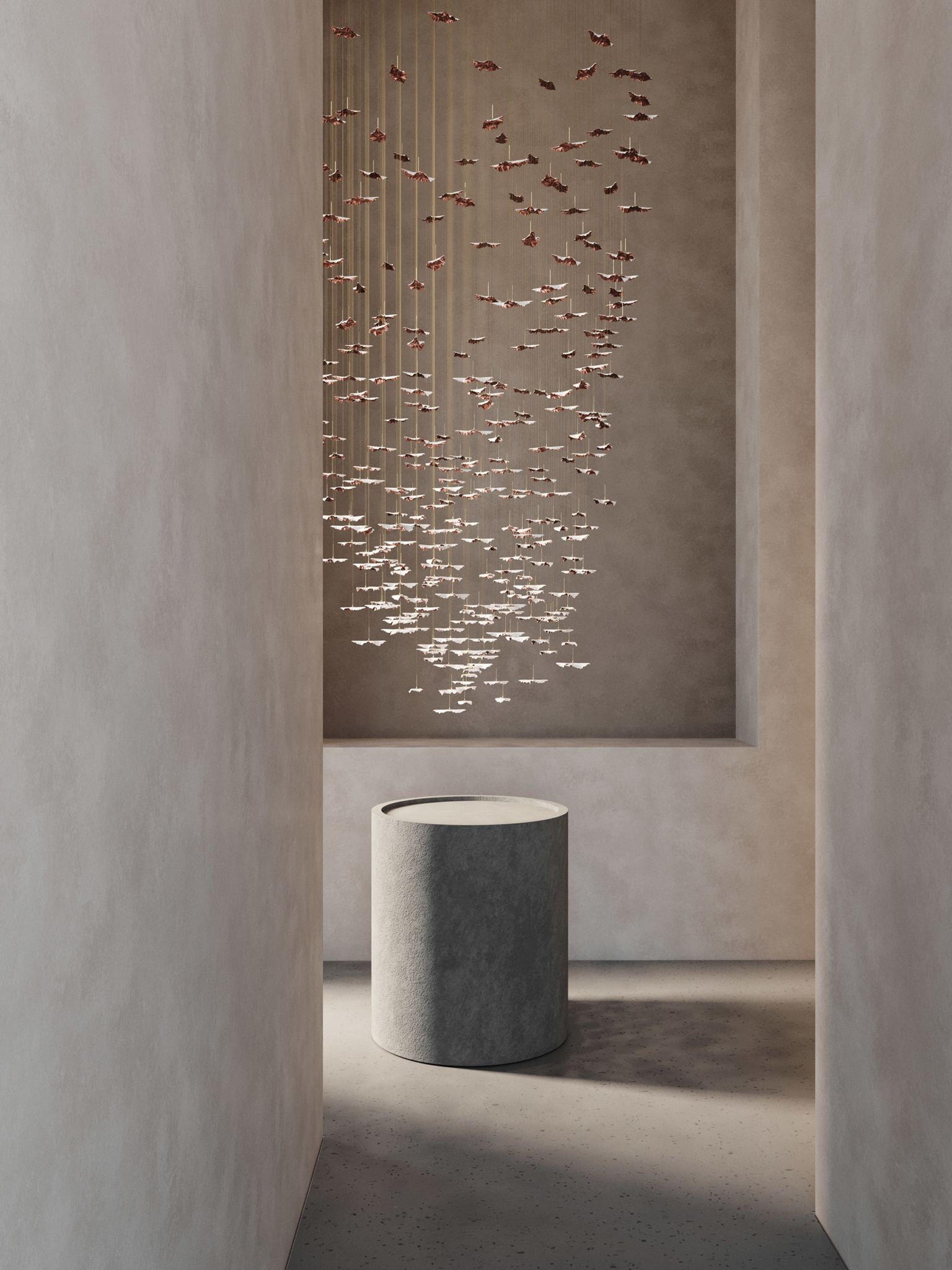 STUDIOTWENTYSEVEN • LEAF NATURAL CHANDELIER BY HABERDASHERY