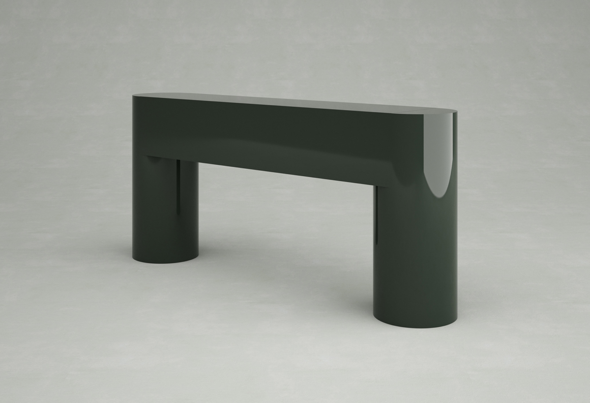 STUDIOTWENTYSEVEN • EUII5 BLACK OLIVE LACQUER CONSOLE BY FRANCESCO BALZANO