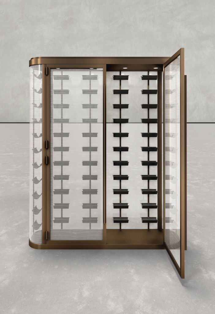 STUDIOTWENTYSEVEN • MAY BRONZE WINE CABINET BY JÉRÔME BUGARA