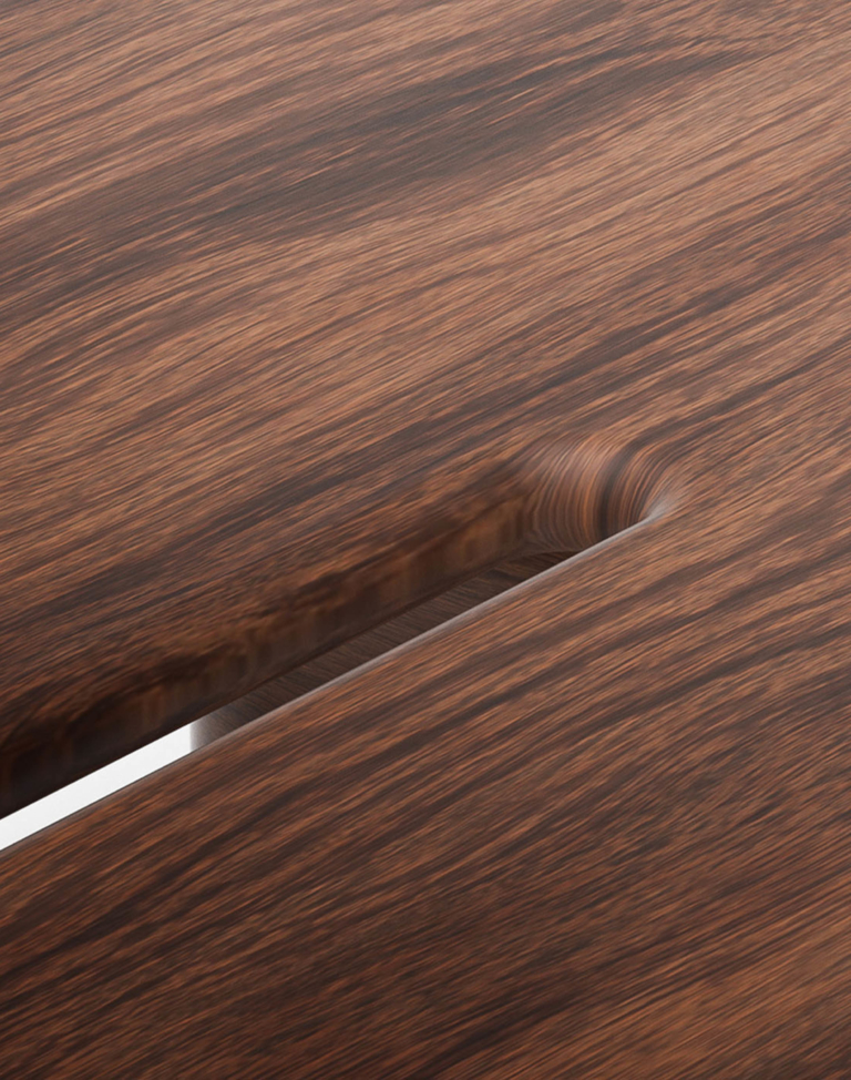 STUDIOTWENTYSEVEN • CHUBBY OAK TABLE 2 LEGS BY ARTHUR VALLIN