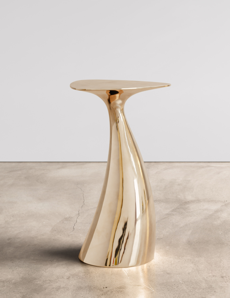 STUDIOTWENTYSEVEN • EMPEROR SIDE TABLE 24 POLISHED BRONZE BY MAURICIO ...