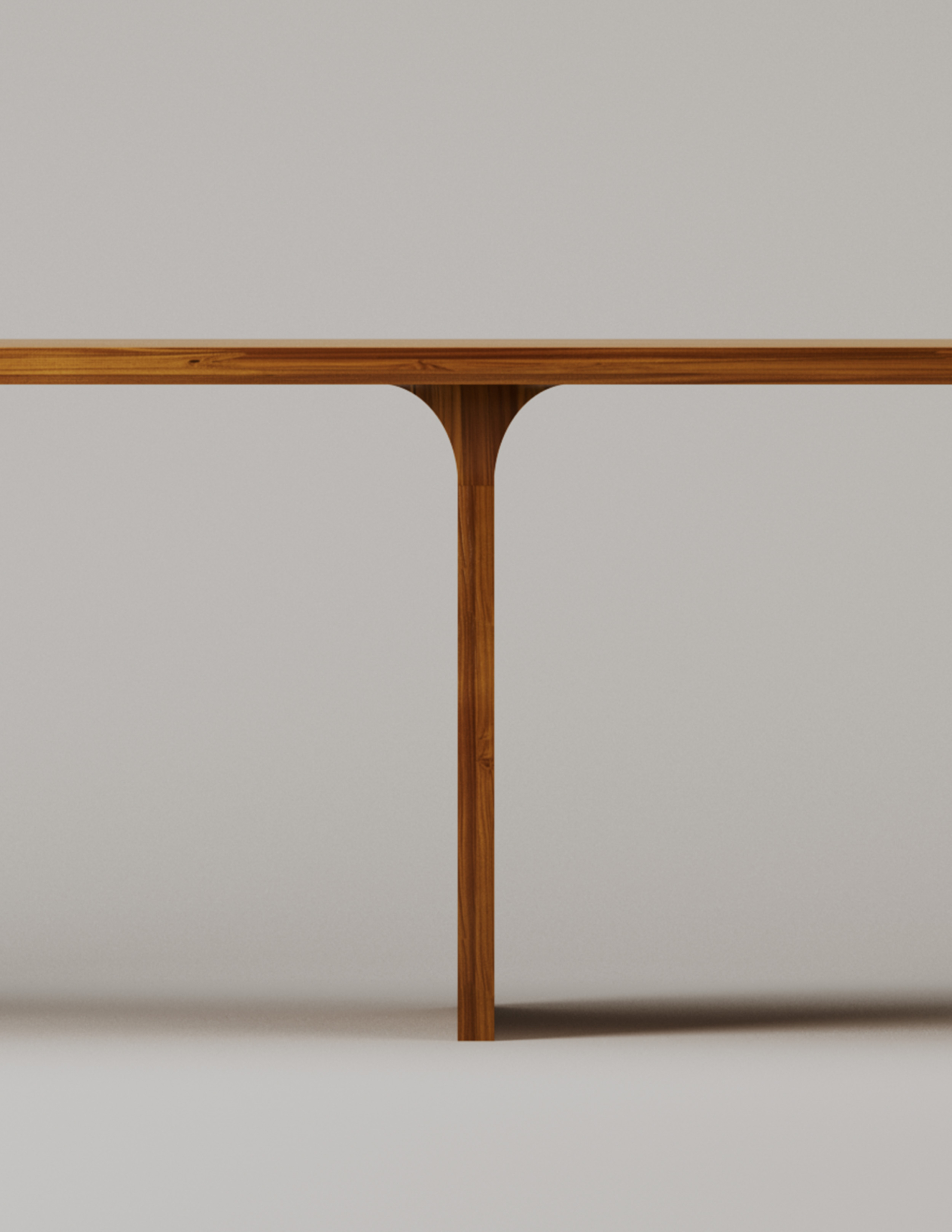 STUDIOTWENTYSEVEN • ARCUS TABLE WALNUT LARGE BY TIM VRANKEN