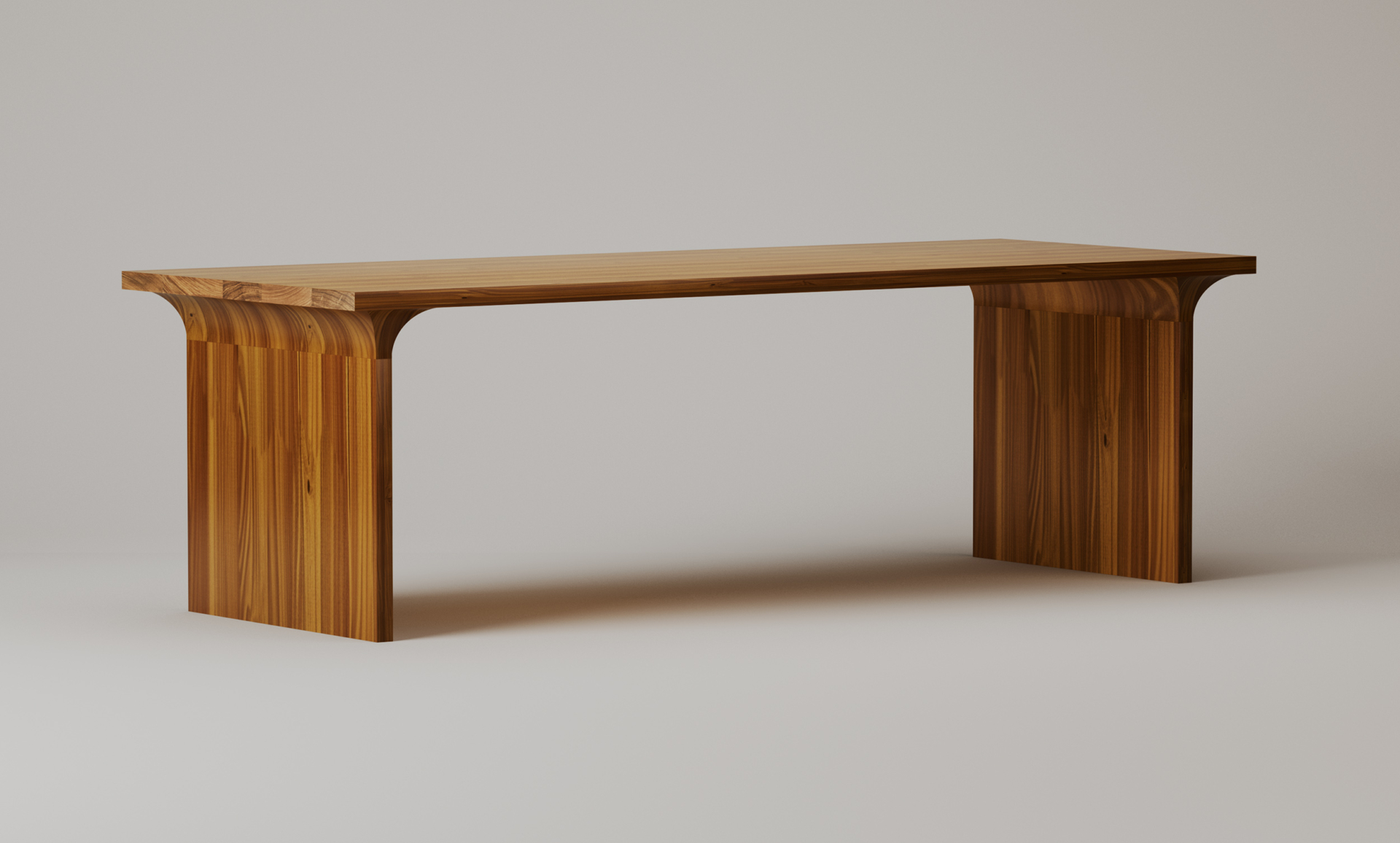 STUDIOTWENTYSEVEN • ARCUS TABLE WALNUT MEDIUM BY TIM VRANKEN