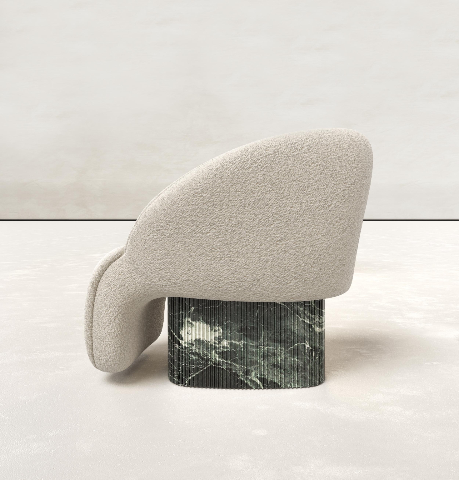 STUDIOTWENTYSEVEN • AMÉLIA LOUNGE CHAIR GREEN APLS BY JÉRÔME BUGARA