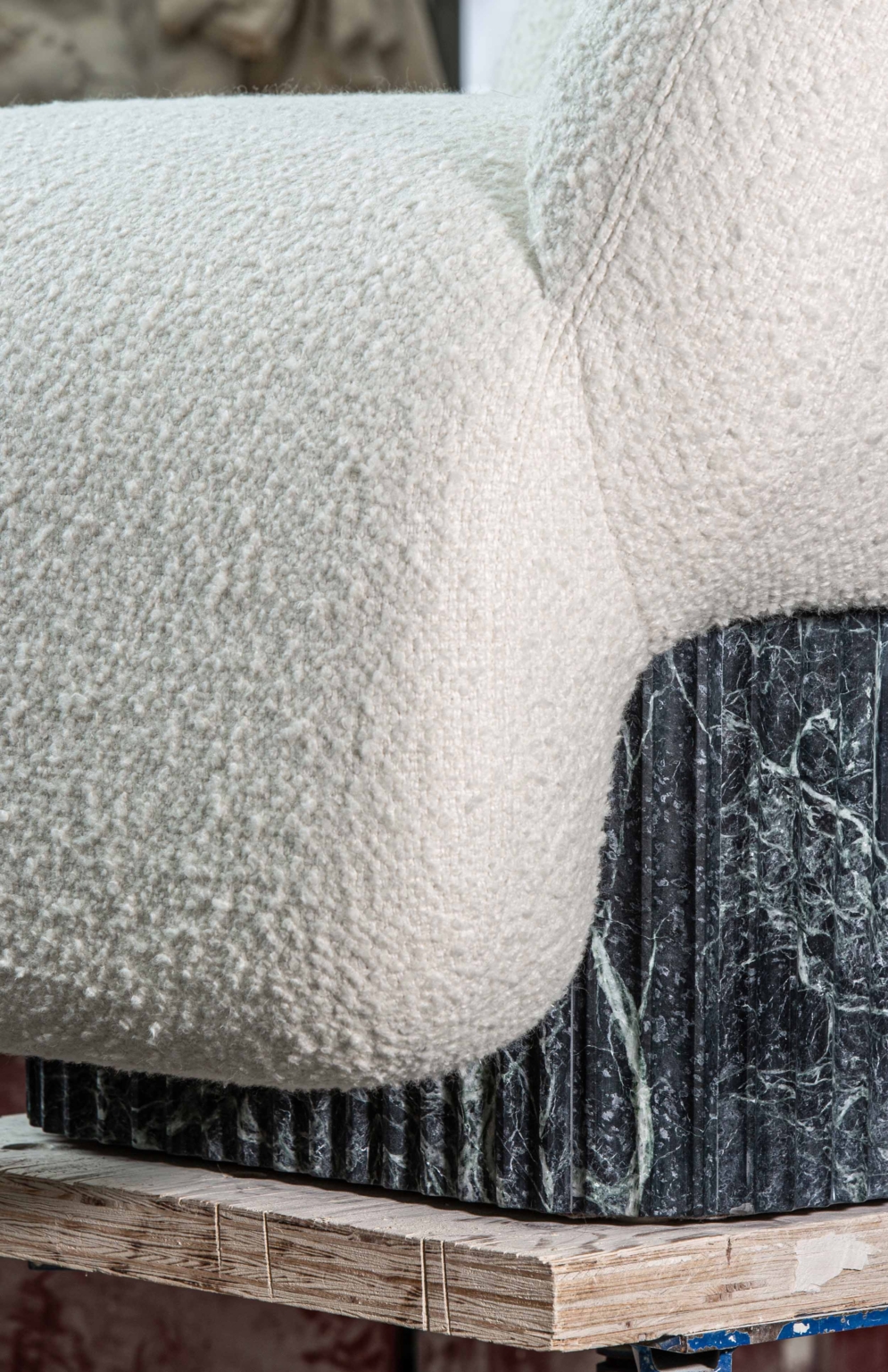 STUDIOTWENTYSEVEN • AMÉLIA LOUNGE CHAIR GREEN APLS BY JÉRÔME BUGARA