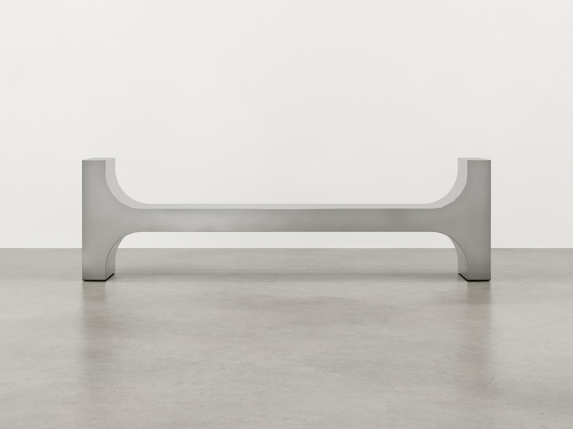 STUDIOTWENTYSEVEN • MONOLITH BENCH STAINLESS STEEL BY BOLDIZAR SENTESKI