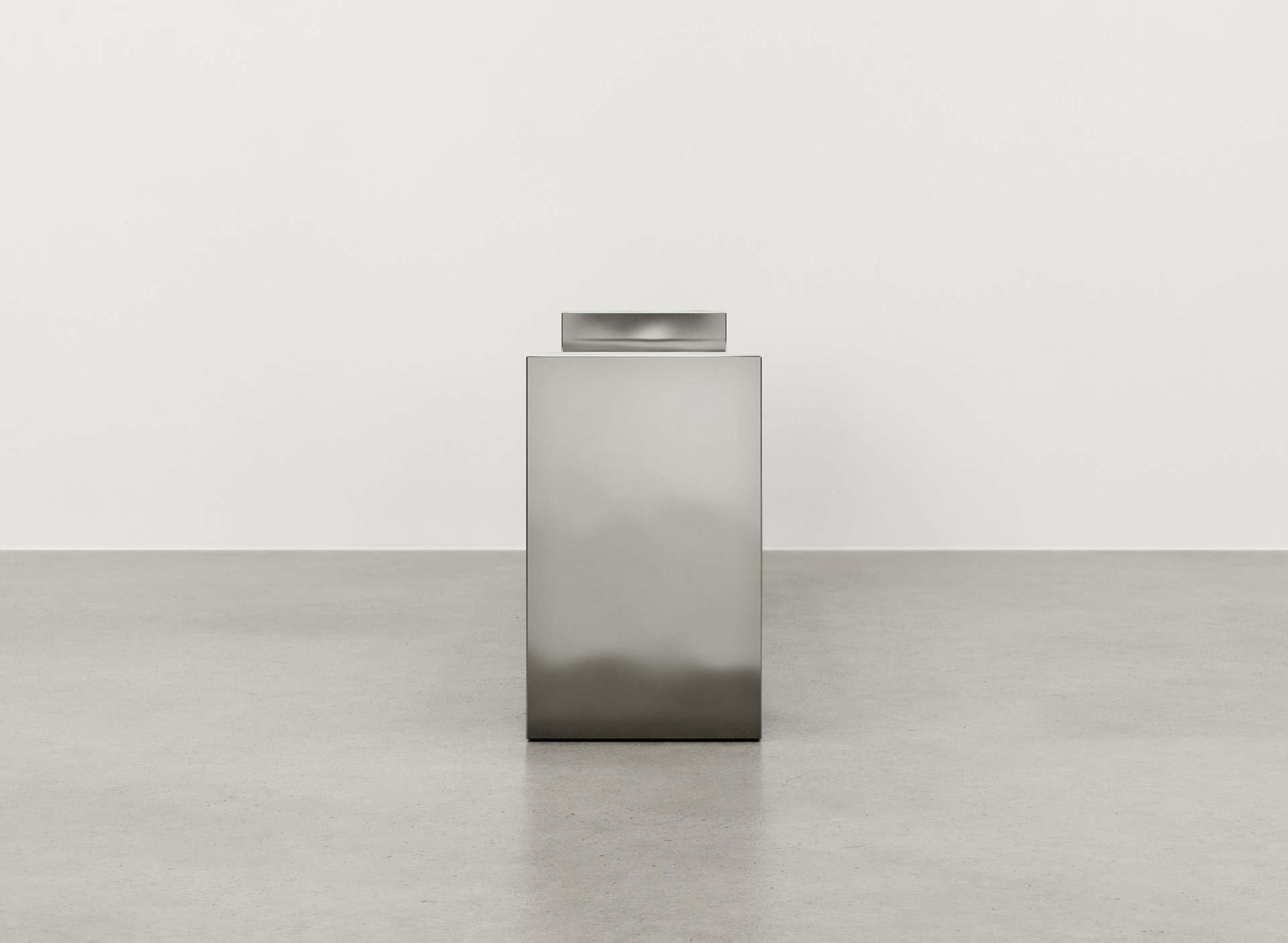 STUDIOTWENTYSEVEN • MONOLITH BENCH STAINLESS STEEL BY BOLDIZAR SENTESKI