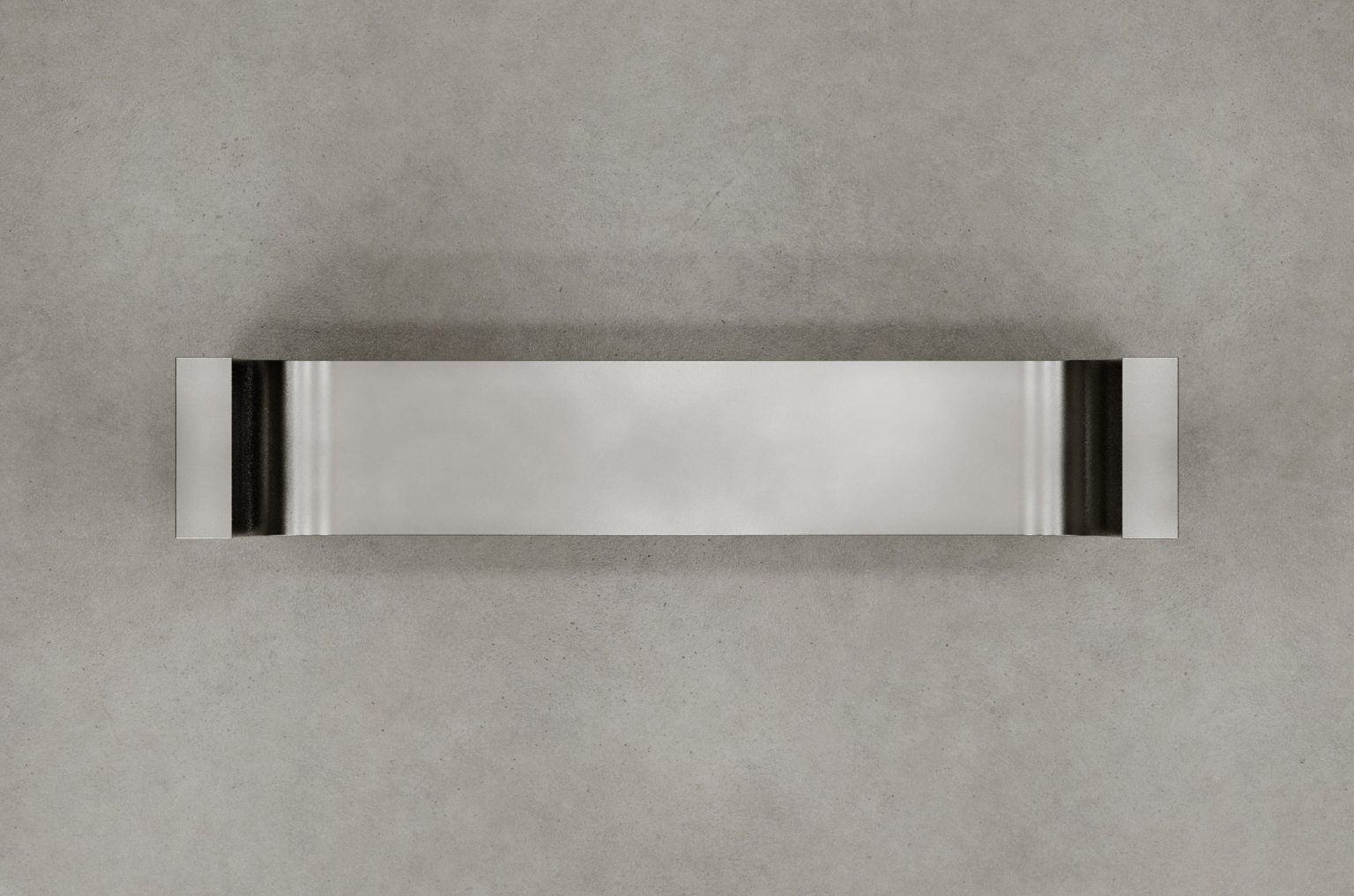 STUDIOTWENTYSEVEN • MONOLITH BENCH STAINLESS STEEL BY BOLDIZAR SENTESKI