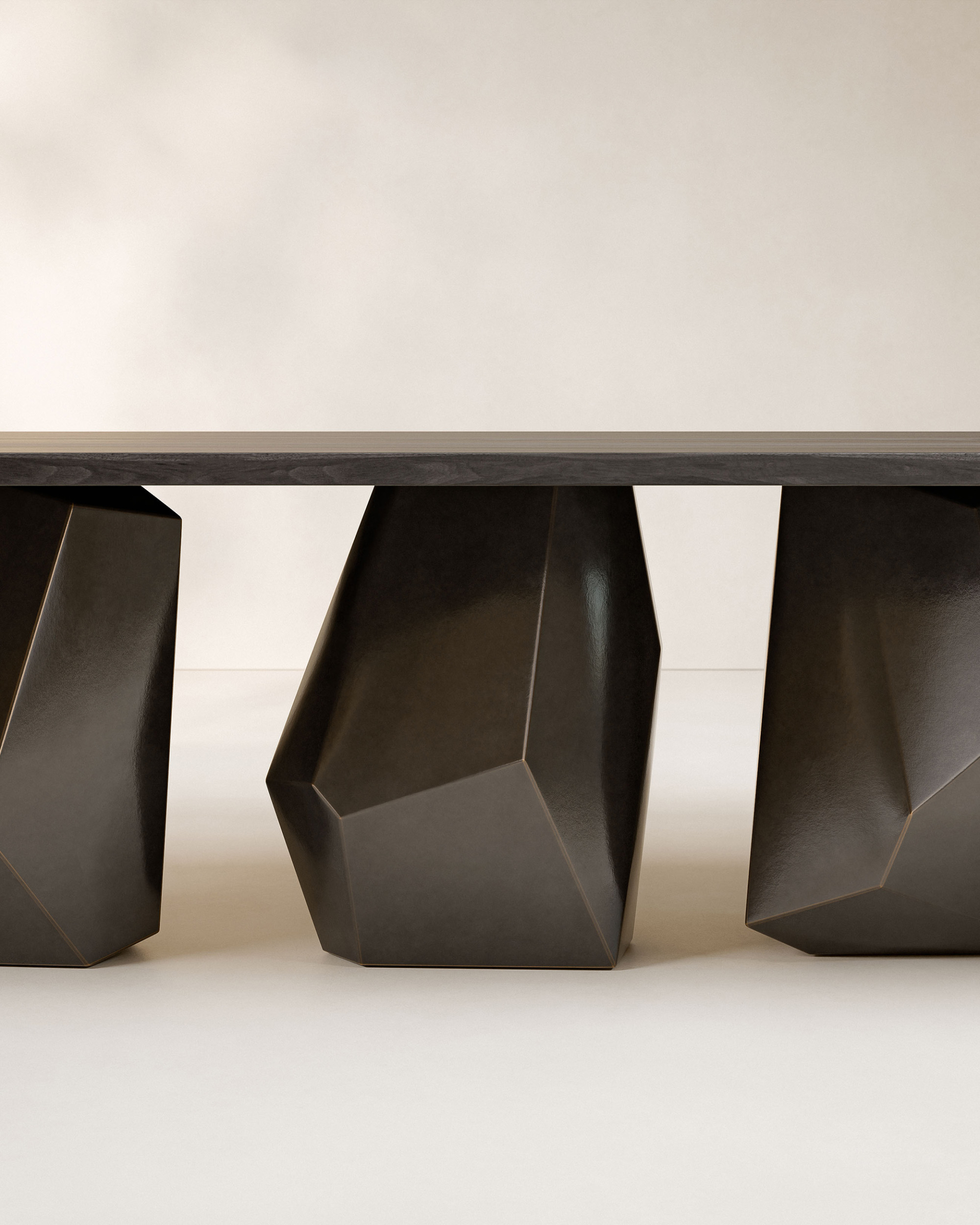 STUDIOTWENTYSEVEN • AWAKENING 01 TABLE BLACK BRONZE BY SEBASTIEN DURELLI