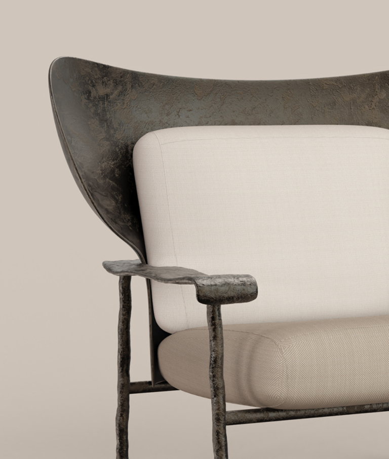 STUDIOTWENTYSEVEN • CROISETTE V1 ARMCHAIR BY SIMONE FANCIULLACCI