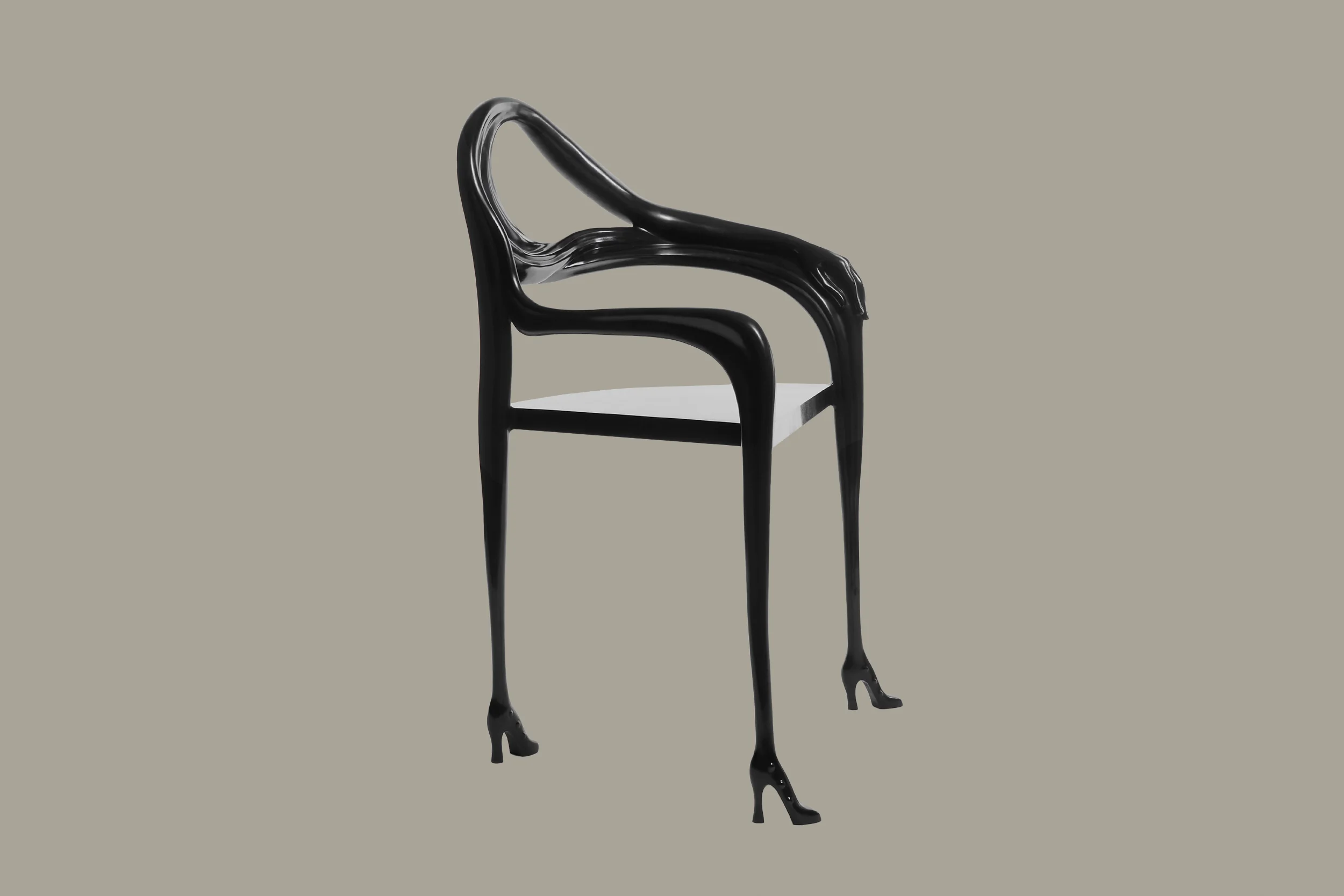 STUDIOTWENTYSEVEN • LEDA SCULPTURAL CHAIR BLACK LABEL BY SALVADOR DALÍ 2009